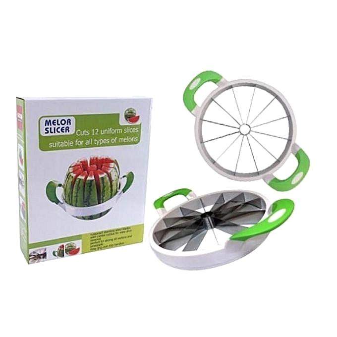 Chop Magic Tv Products Melon Slicer - Silver and Green - Cut Price BD