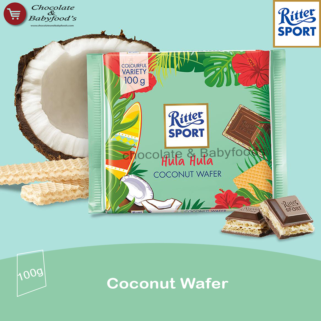 Ritter Sport Coconut Wafer 100G - Cut Price BD