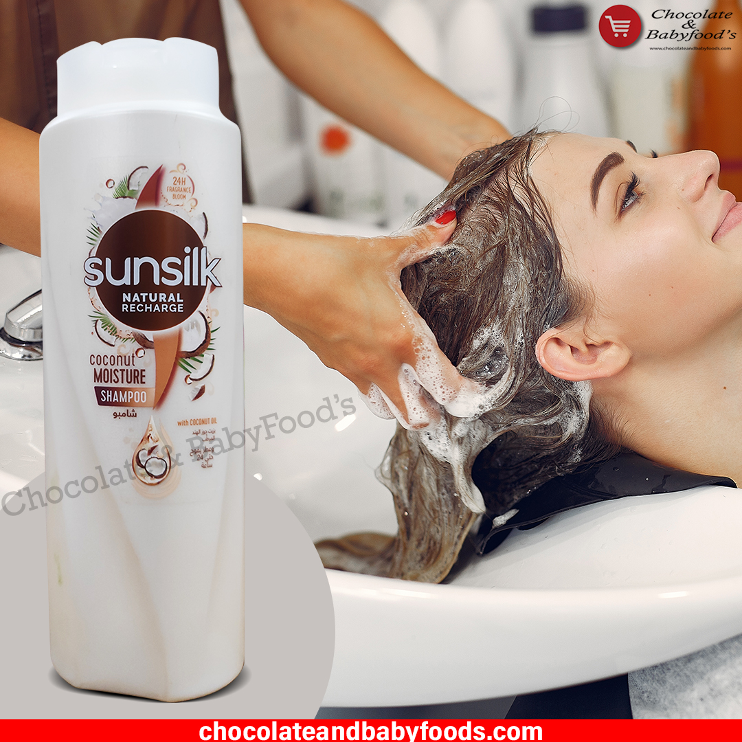 Sunsilk Natural Recharge Coconut Moisture Shampoo 600ml - Cut Price BD