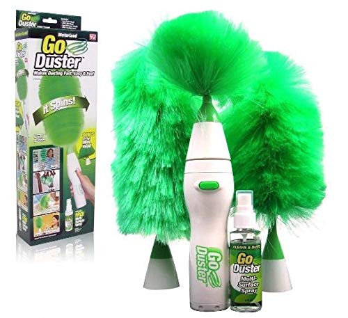 Multifunctional 360 Rotating Electric Duster Set Motorized Cleaning ...