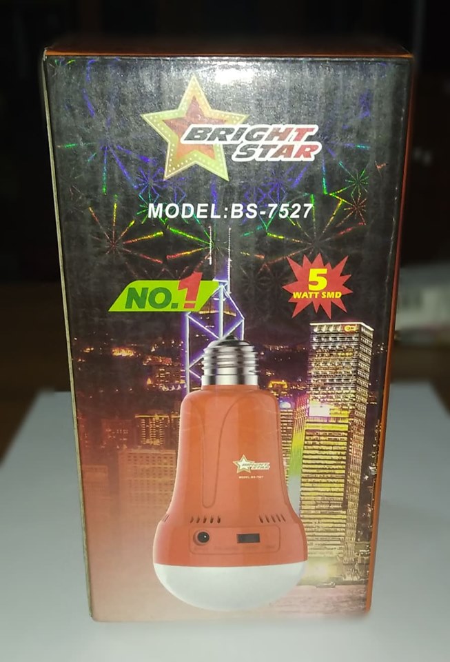 Instruction Manual Rechargeable Led Bulb Model: Bs -7527 - Cut Price BD