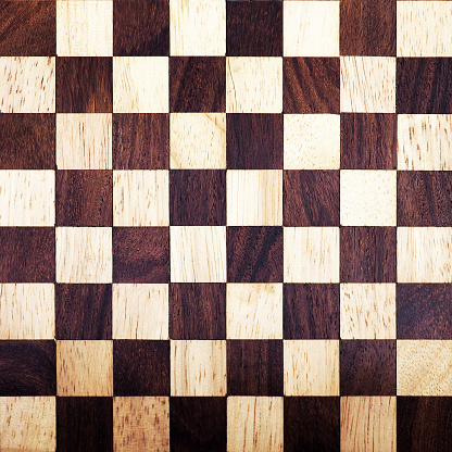 Wooden Pattern Chess Board