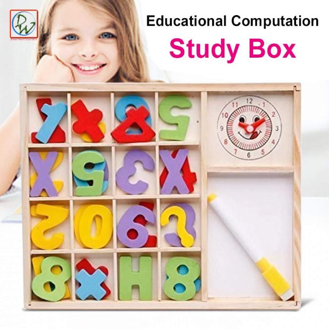 Computation Study Box Wooden Toys - Cut Price BD