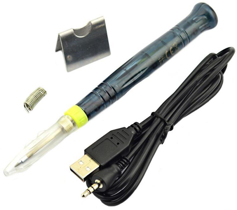 Portable Powered USB Soldering Iron Pen 5V 8W Pen KIT with Led ...