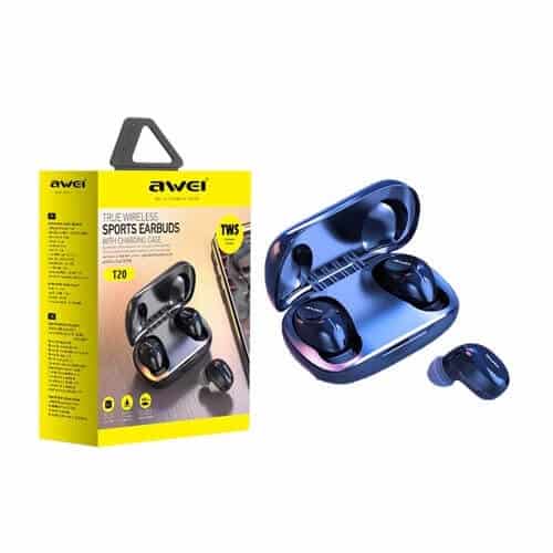 Awei T20 Touch Control Earbuds TWS Bluetooth 5.0 HiFi Sound True ...