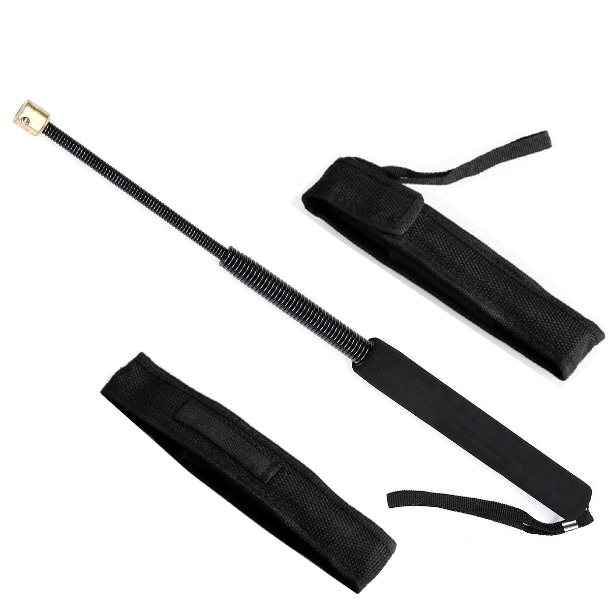 Self Protection Metal 3 Sections Stick Foldable Rod Stretchable Protect ...