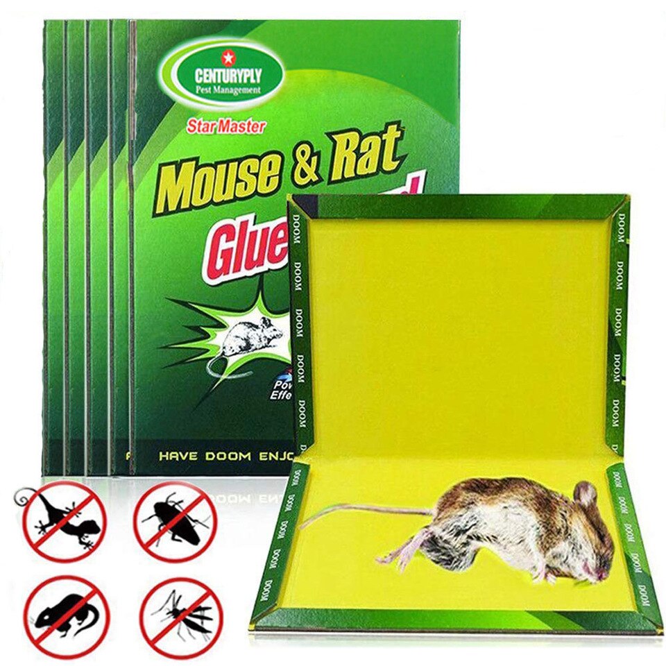 1 Piece Mouse Board Sticky Mice Glue Trap High Effective Rodent Rat ...