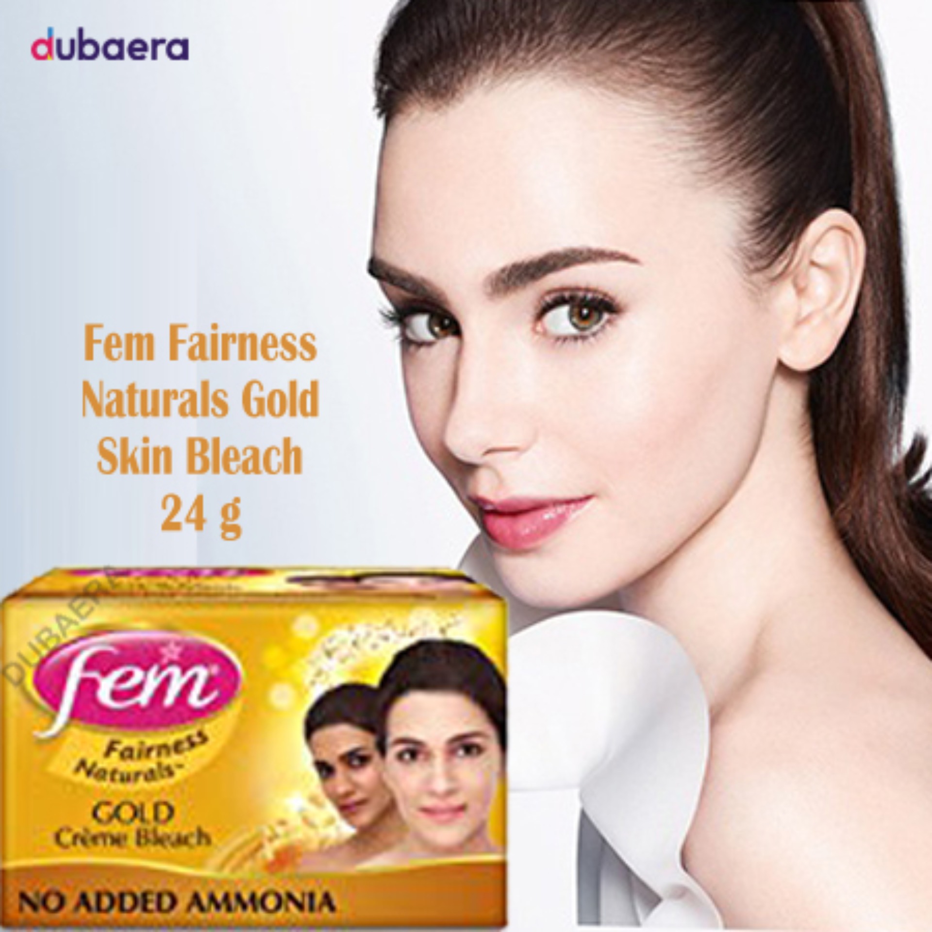 Fem Fairness Naturals Gold Creme Bleach With Real Gold - 24 gm - Cut ...