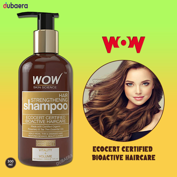 WOW Skin Science Hair Strengthening Shampoo - No Parabens, Sulphate ...