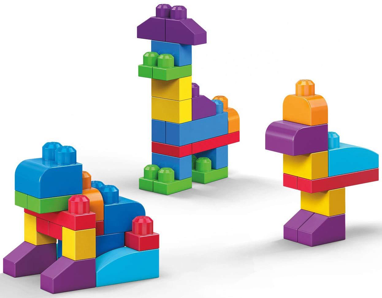 Mega Bloks First Builders Big Building Bag 100 Piece Classic ...