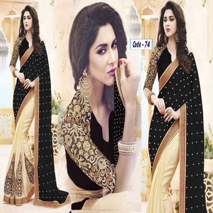 Exclusive designer gorgette sharee 74 - Cut Price BD