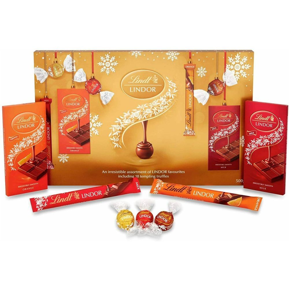 Lindt Lindor Collection Gift Box 500gm - Cut Price BD