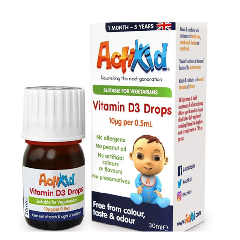 ActiKid® Vitamin D3 Drops 30ml