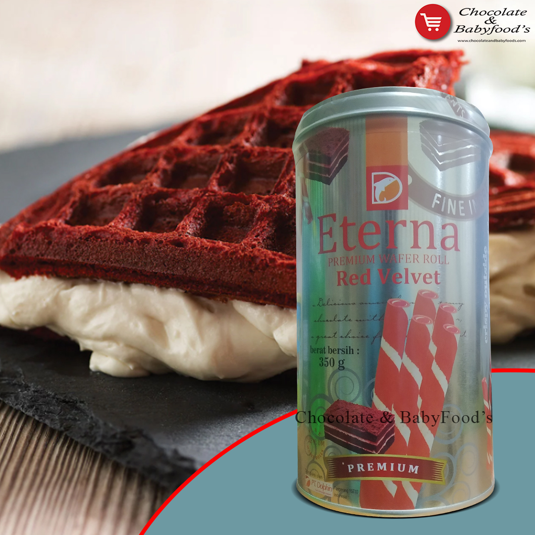 Eterna Premium Wafer Roll Red Velvet 350G