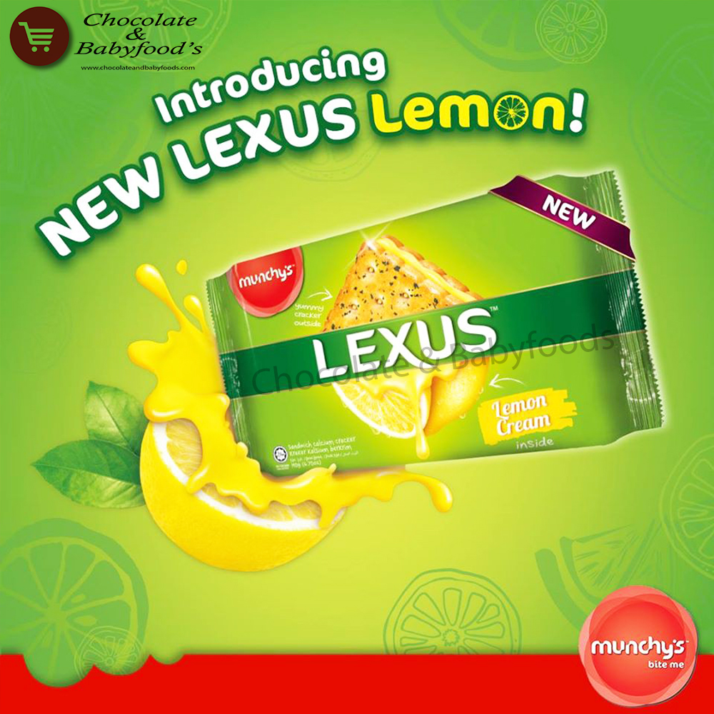 Munchy's Lexus Lemon Cream Sandwich Cracker 190G
