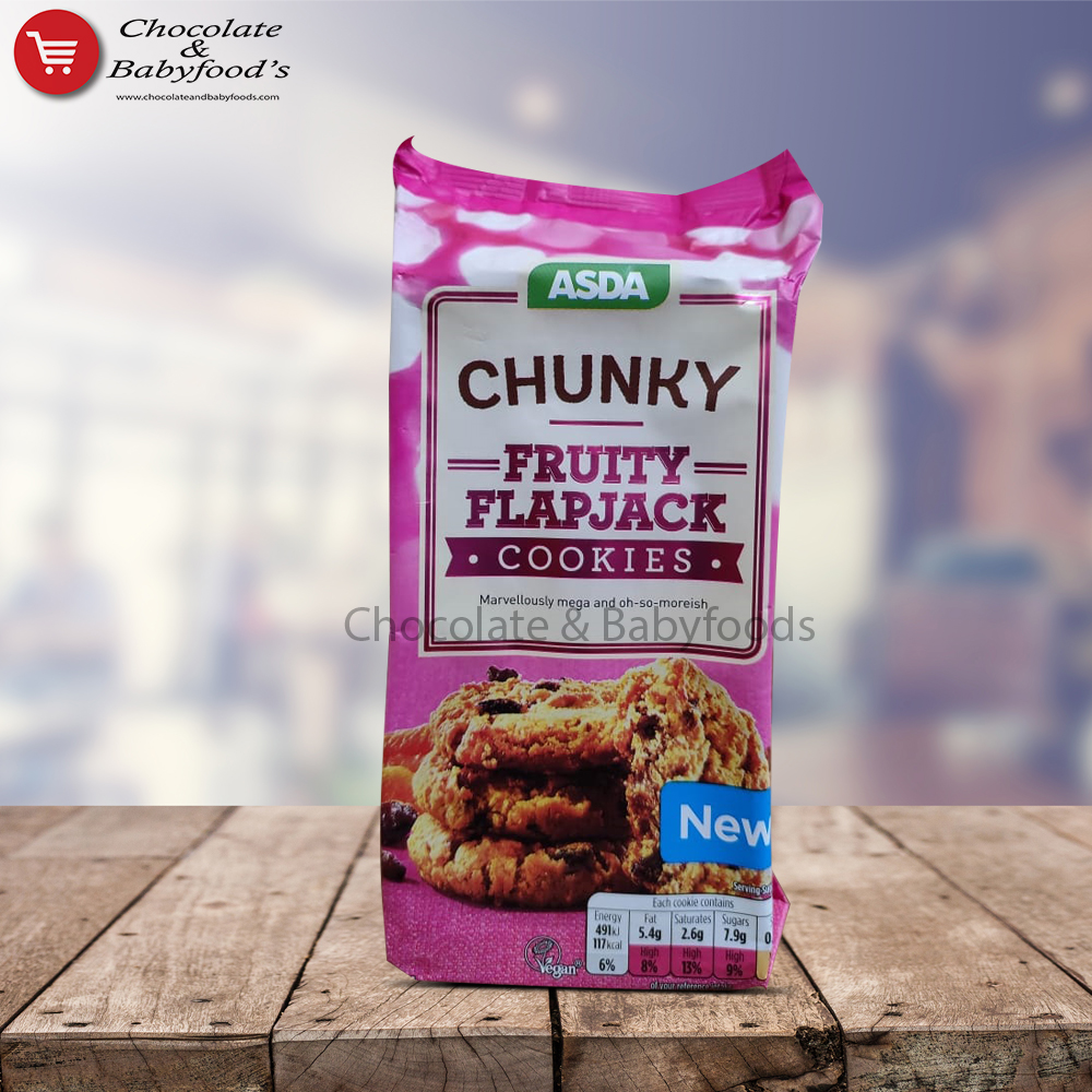 Asda Chunky Fruit Flapjack Cookirs 200g