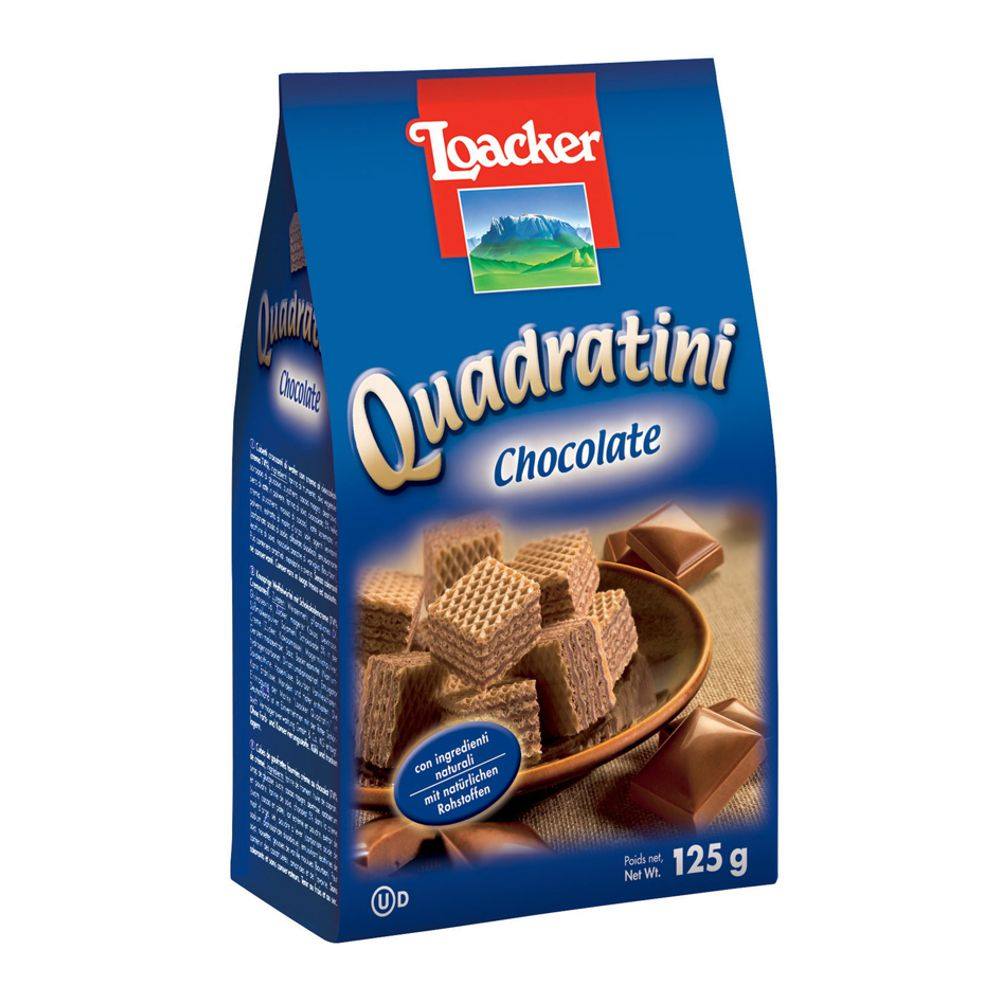 Loacker Quadratini Chocolate 125g - Cut Price BD