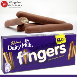 Cadbury Dairy Milk Fingers 114g - Irresistible Chocolate Treat for Snacking