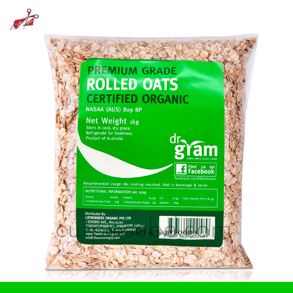 Premium Grade Rolled Oats 1kg