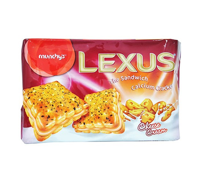 Munchy's Lexus Cheese Cream Sandwich Cracker225gm - Cut Price BD