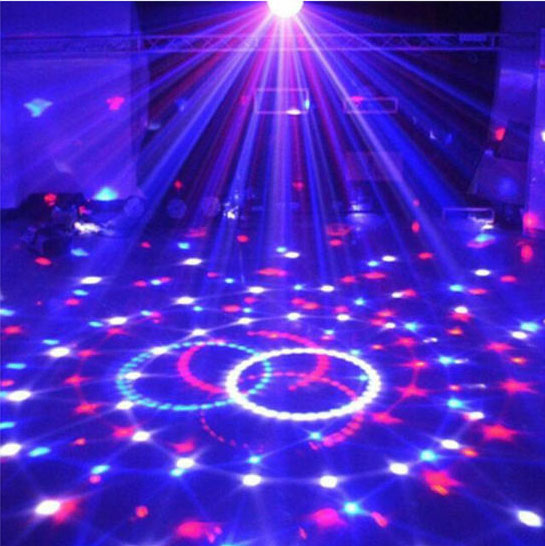 LED DJ Disco Moving Bulb Light Multi-Color - Cut Price BD