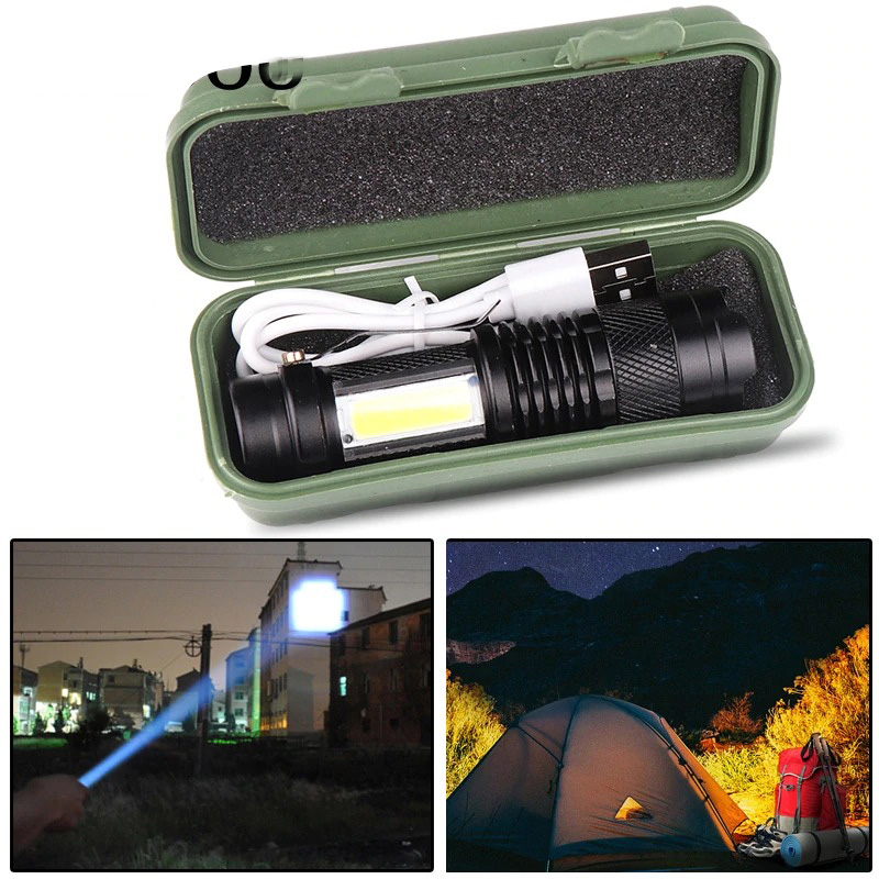 Tactical Zoomable Rechargeable Torch Light - Cut Price BD