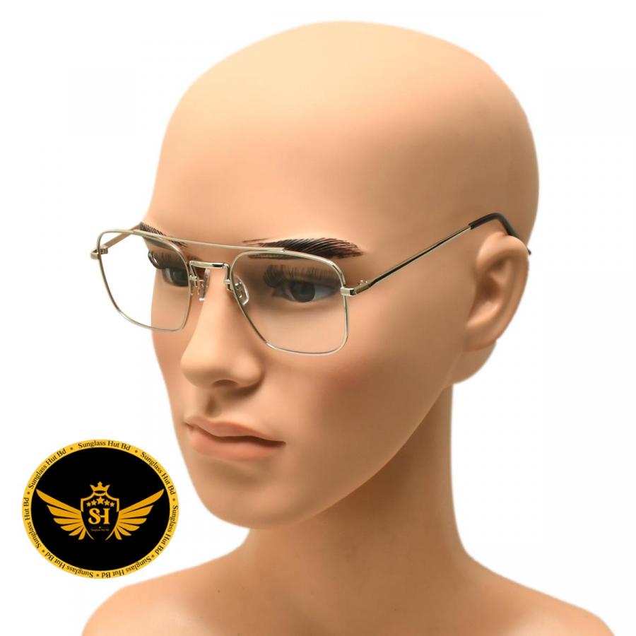 THIN Spectacles Titanium Square Eyeglasses Frame - Cut Price BD