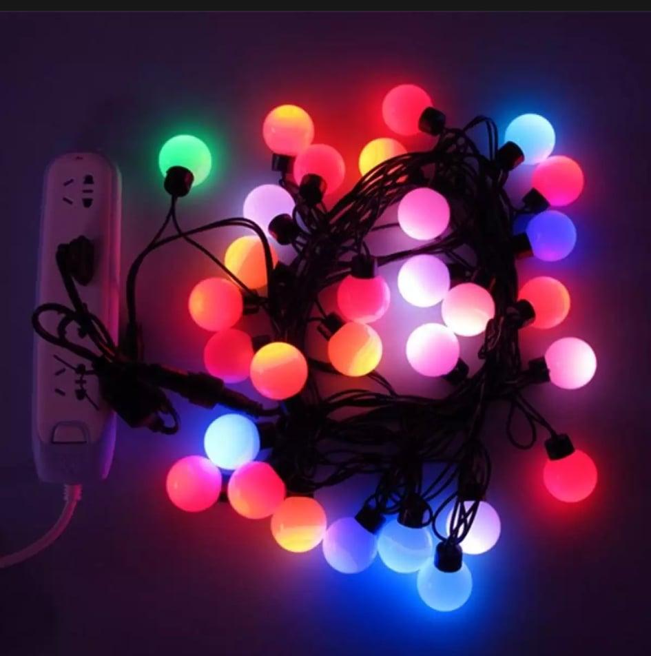 Decorative LED Fairy Light Ball Shaped - Multi-color - medium - 28 ...