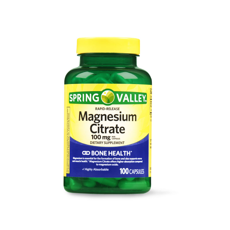 Spring Valley Rapid Release Magnesium Citrate 100mg