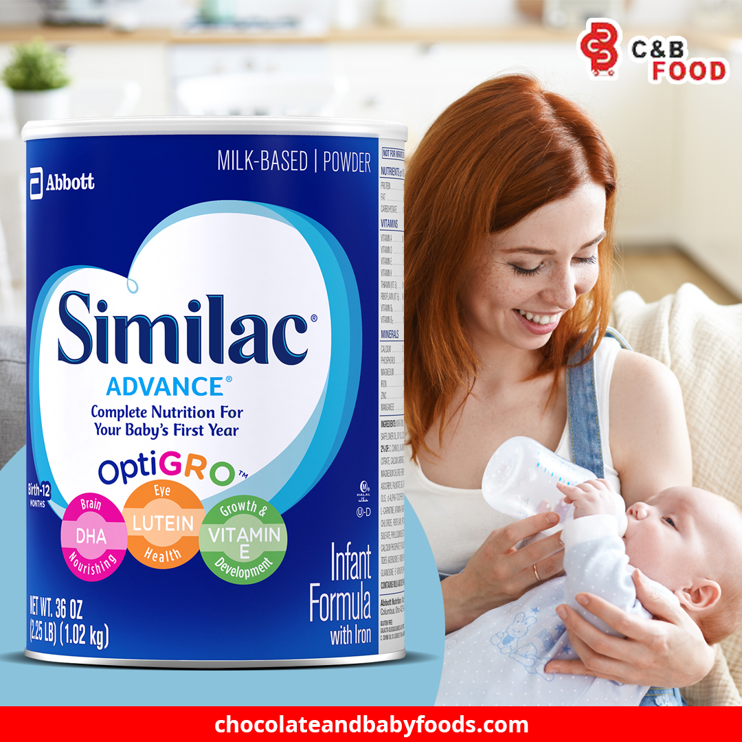 Similac Advance Optigro Infant Formula Milk with Iron 1.02kg - Cut Price BD