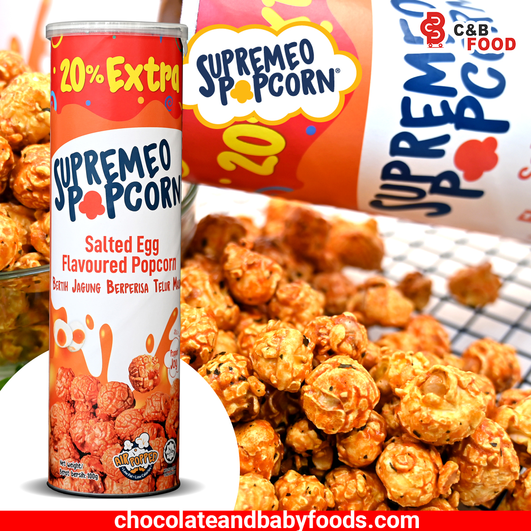Supremeo Salted Egg Flavoured Popcorn 100G - Cut Price BD