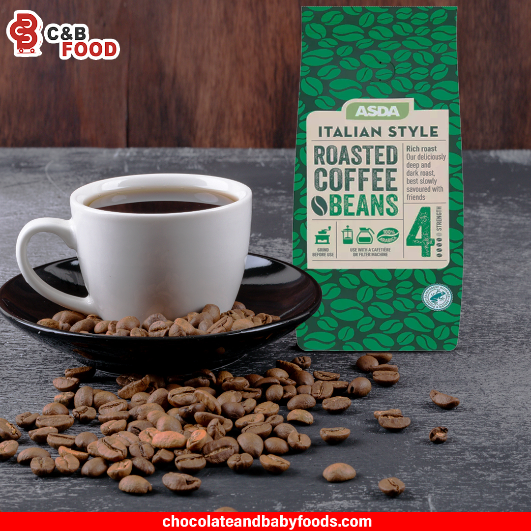 Asda Italian Style Roasted Coffee Beans 454G - Cut Price BD