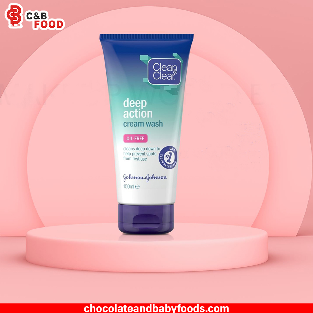 Clean & Clear Deep Action Cream Wash 150ml - Cut Price online shopping