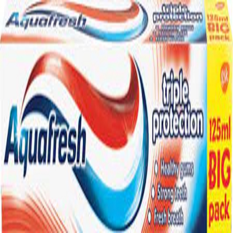 Aquafresh Triple Protection Fluoride Toothpaste 125ml | aquafresh ...