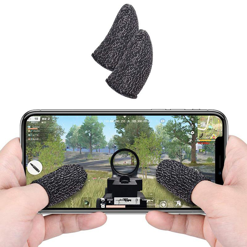Breathable Game Controller Finger Sleeve For PUBG Game Touch Screen Non-Scratch Mobile Game ...