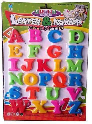 Magnetic Capital Letters for Kids ( Letter Size 2” ) - A to Z - Cut ...