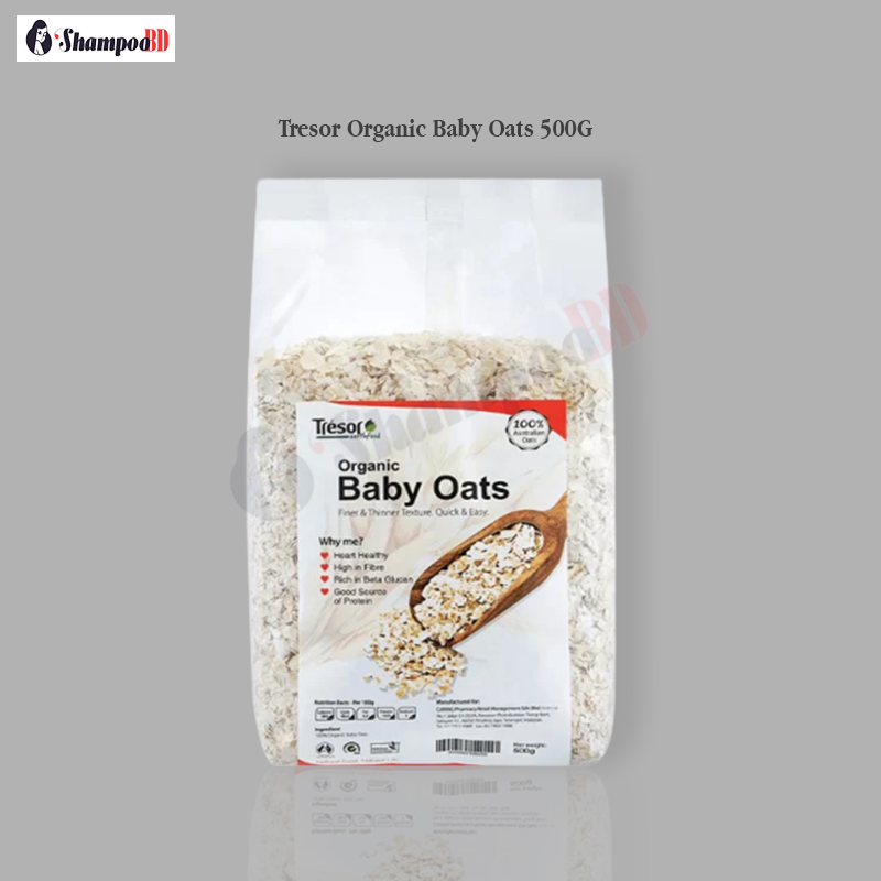 Tresor Organic Baby Oats 500G - Cut Price BD