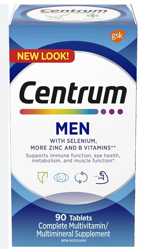 Centrum Multivitamins for Men,120 Tablets - Cut Price BD