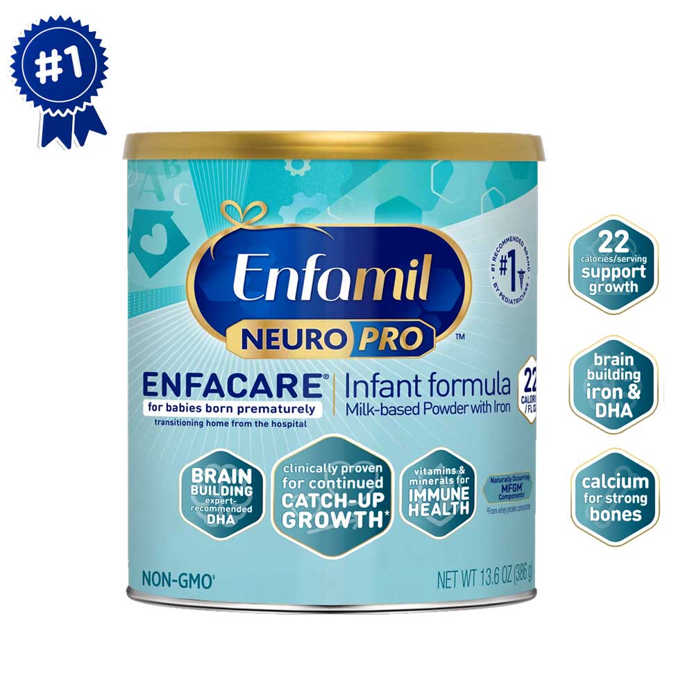 Enfamil Neuro Pro Infant Formula Milk Based Powder with Iron 386g - Cut ...